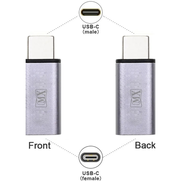 MX USB Type-C Extender Adapter USB 3.1, 10Gbps SuperSpeed,Metal Body,P ...