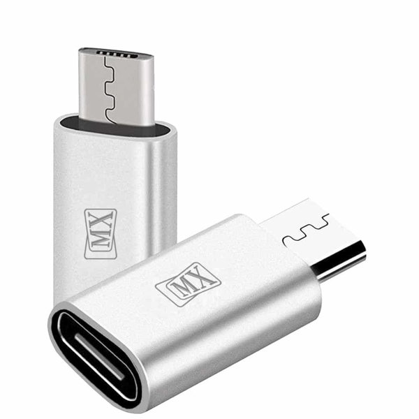 MX Type-C Female to Micro USB Type B 2.0 Male Adapter-Data Sync & Char ...