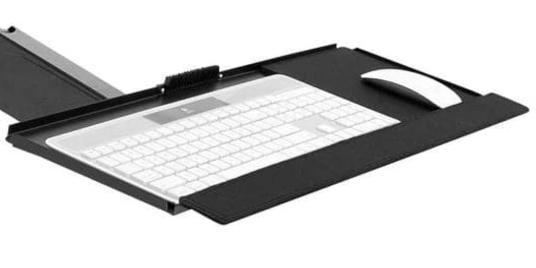 Keyboard VESA Mount with Large Mouse Pad for Comfort and Productivity ...