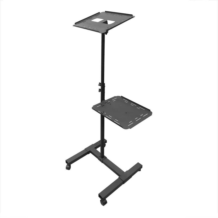 Laptop & Projector Cart trolley with wheels Projector Stand Rolling ...