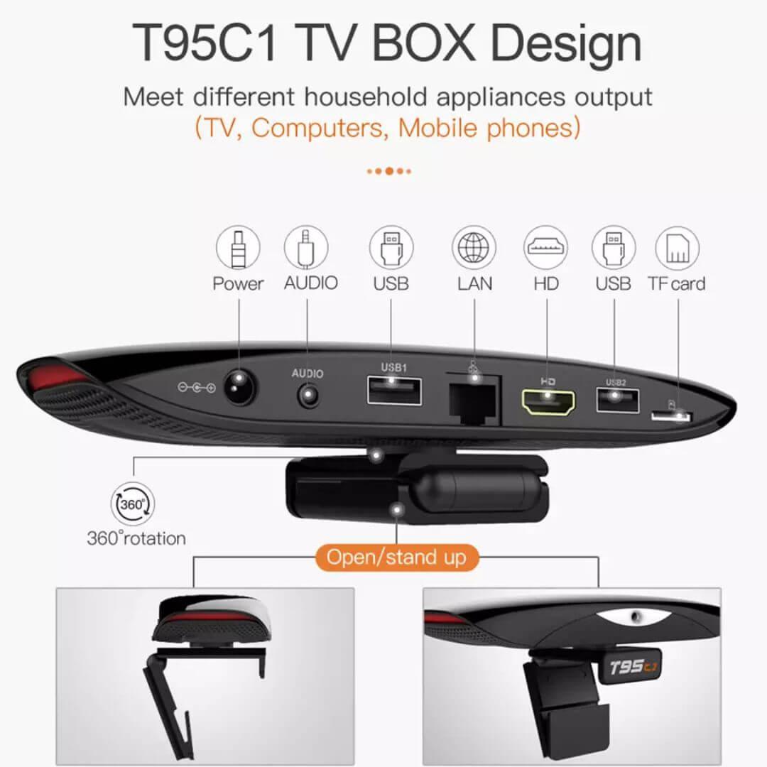 T95C1 800W HD Android TV Box: The Ultimate Home Entertainment Solution ...